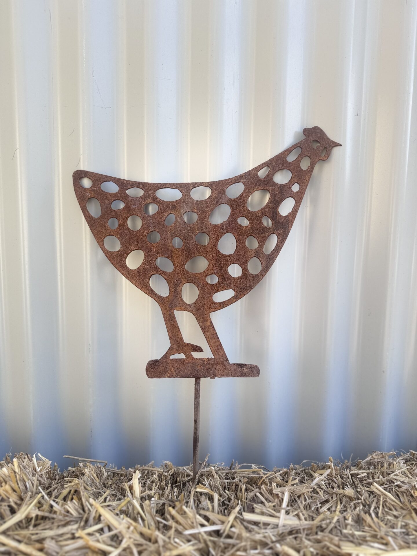 Garden Stake - Chook 4 Lge | Rock DeSigns